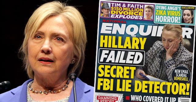 Hillary Clinton FAILS FBI Lie Detector Test Regarding Leaked Emails ...