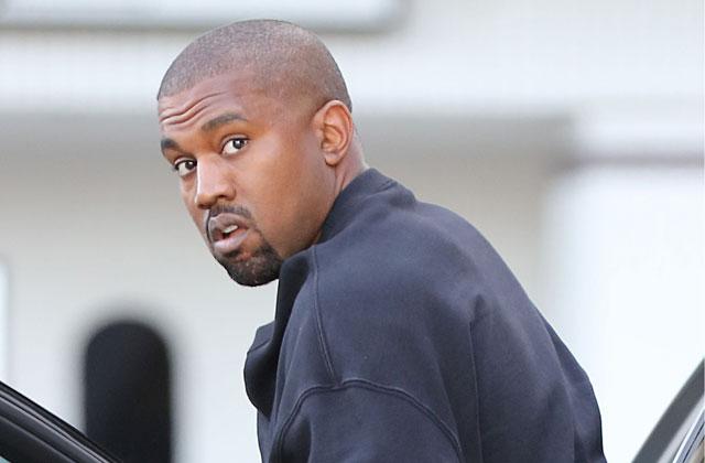 Crazed Kanye West Wears Bullet Proof Vest Out To Dinner!