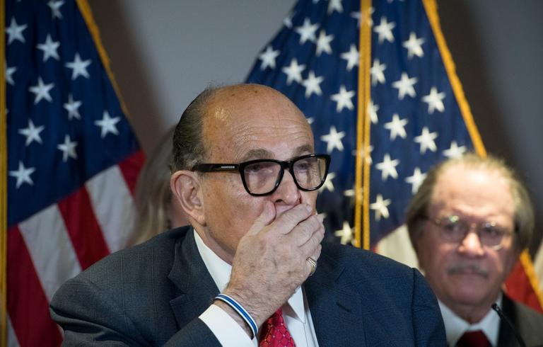 Rudy Giuliani Spotted Partying In N.Y.C. As Court Cases Pile Up