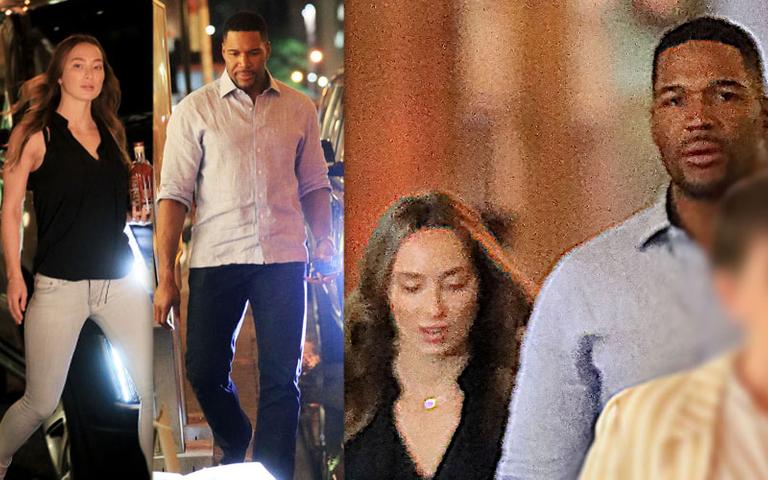 Michael Strahan Celebrates Final Week Of 'Live' On Date With Girlfriend ...