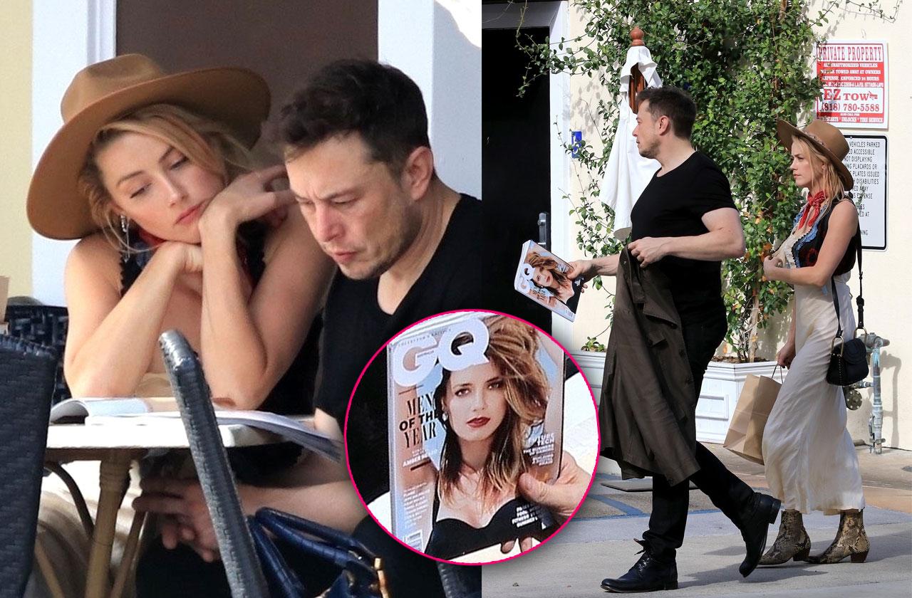 Amber Heard & Elon Musk Spotted On Cozy Breakfast Date