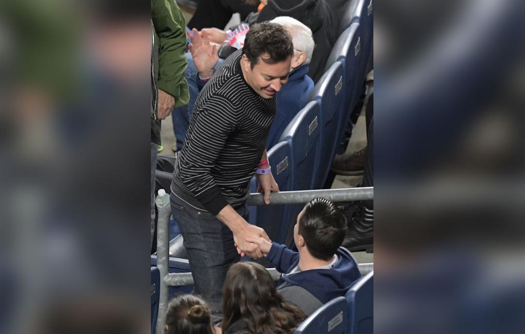 Jimmy Fallon Caught Drinking Beer At NYC Baseball Game