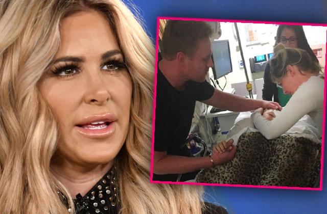 PICS – Kim Zolciak Gives Kash Biermann Dog Bite Recovery Update