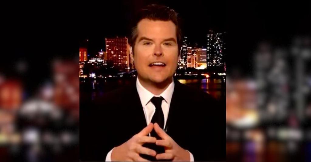 Matt Gaetz Shocks Viewers With 'Disturbing' and 'Scary' Appearance