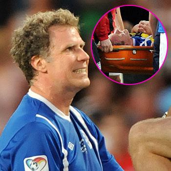 Will Ferrell And Gordon Ramsay Injured In Star-Studded Charity Soccer Match