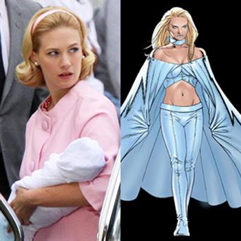 PHOTOS: January Jones Goes From Mad Men To X-Men With Super New Role