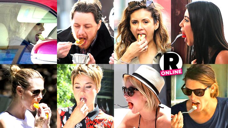 Open Wide! 10 Pictures That Prove Celebrities Eat