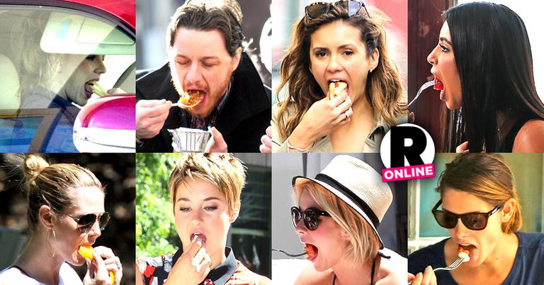 Open Wide! 10 Pictures That Prove Celebrities Eat