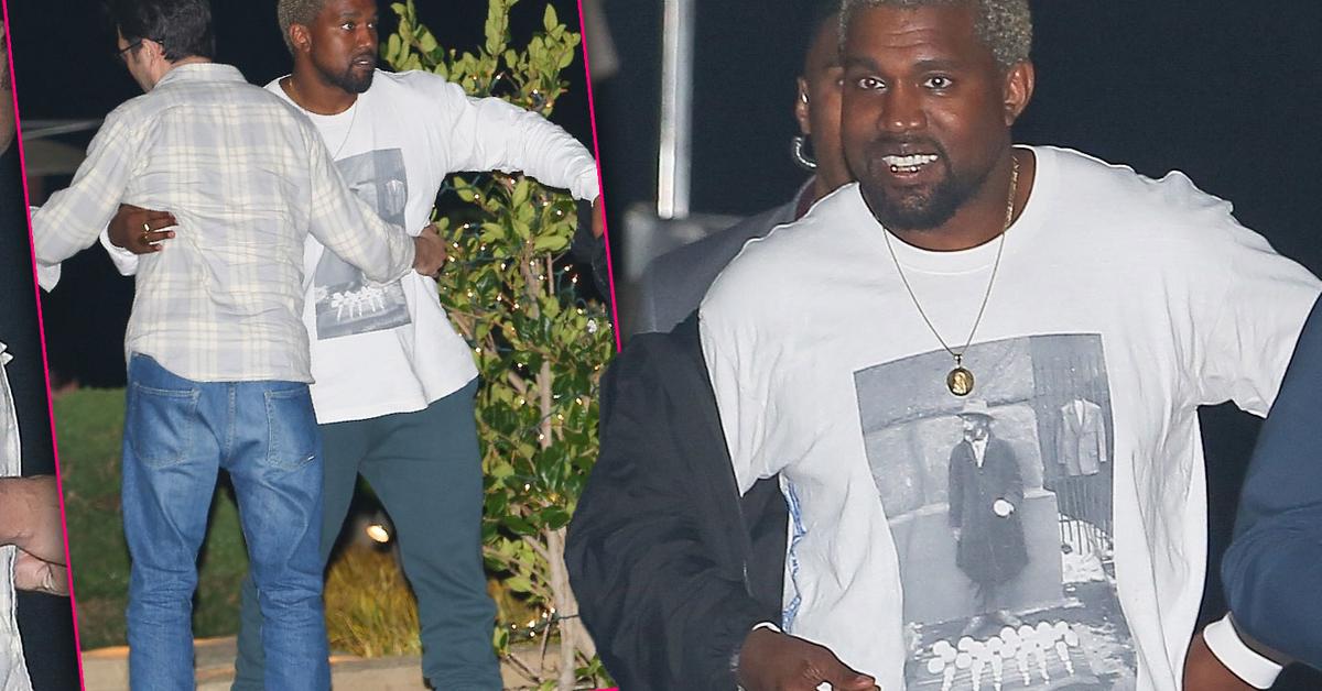Kanye West Has Guys Night Out