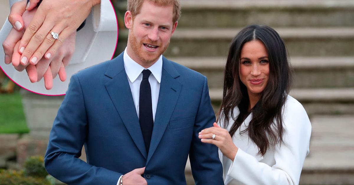 Meghan Markle Engagement Ring Photos Prince Harry Proposal Royal Wedding