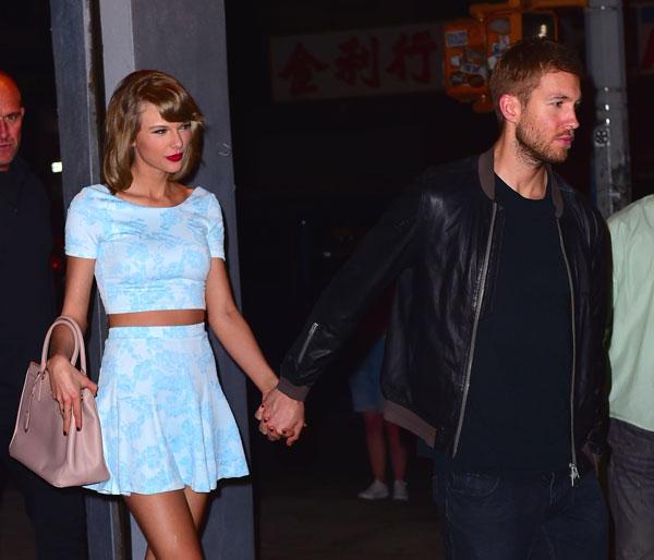 Back On Track! Taylor Swift & Calvin Harris Hand-In-Hand After Cheating ...