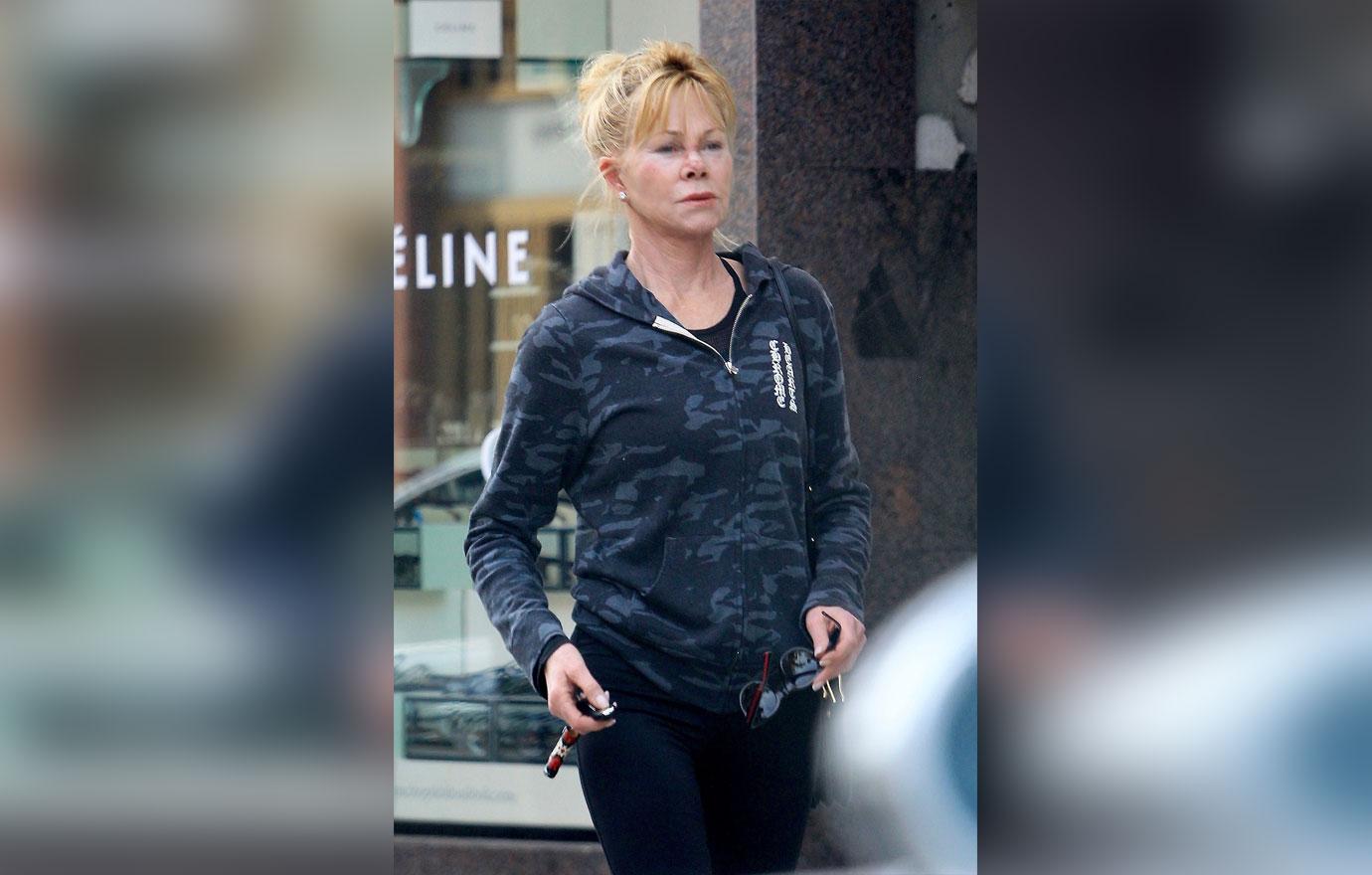 Melanie Griffith Wears Nose Bandage After Skin Cancer Treatment