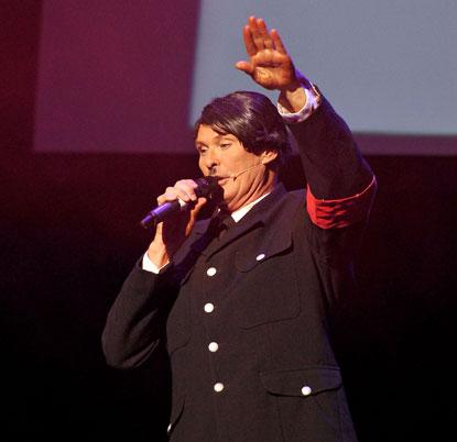 David Hasselhoff Performs In A Hitler Costume At The Indig02 In London