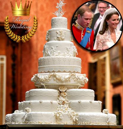 FIRST PHOTOS: Prince William & Kate's Wedding Cake!