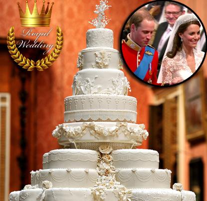 FIRST PHOTOS: Prince William & Kate's Wedding Cake!