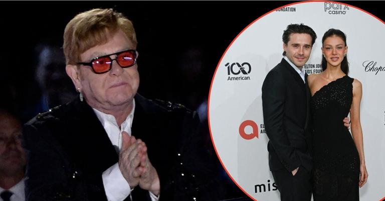 Elton John 'Urged Godson Brooklyn Beckham to Make Peace With Parents'