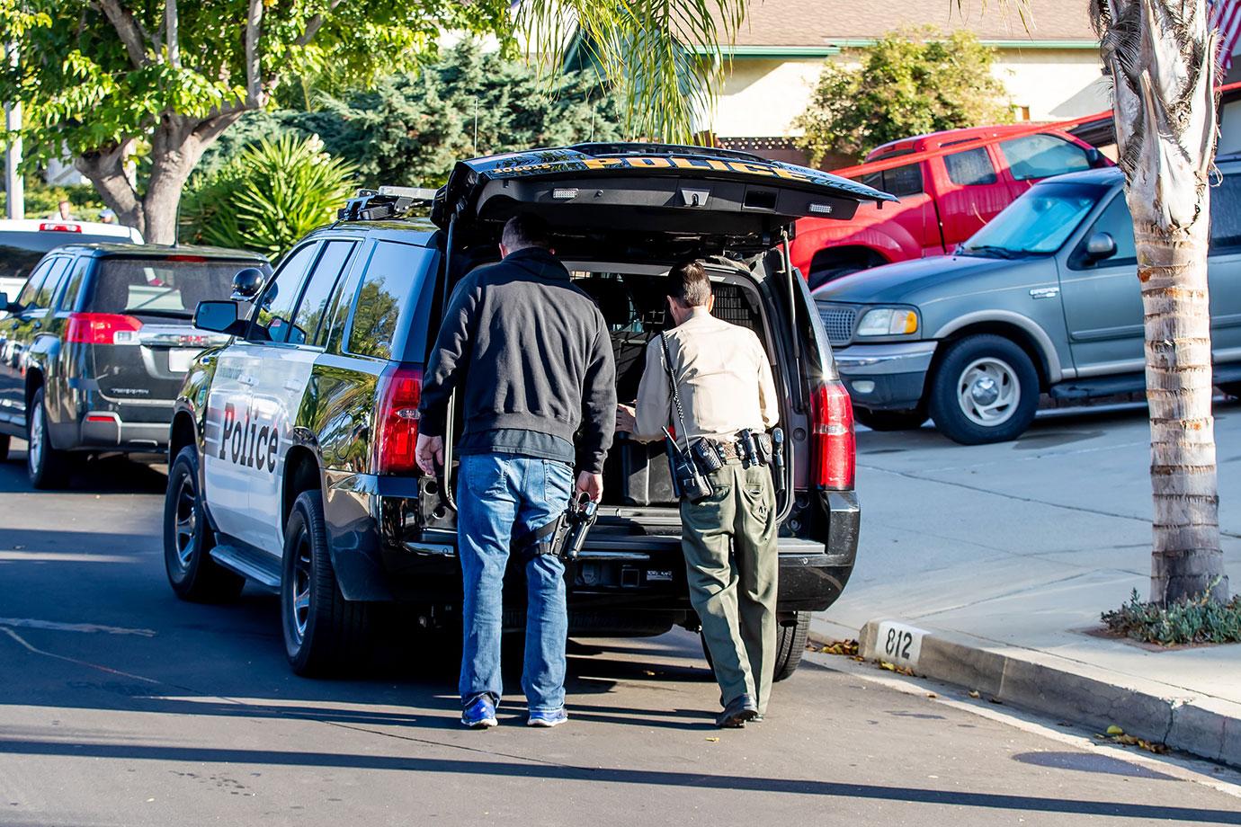 FBI Arrive At California Shooter Ian Long’s Home
