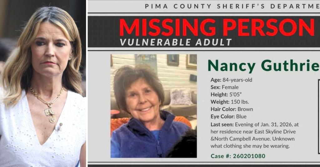Savannah Guthrie's Missing Mom Nancy Sparks 'Today' Gag Order