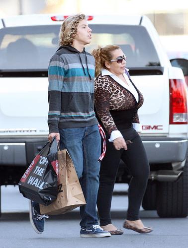 Joseph Baena And Mother Mildred Shop Till They Drop