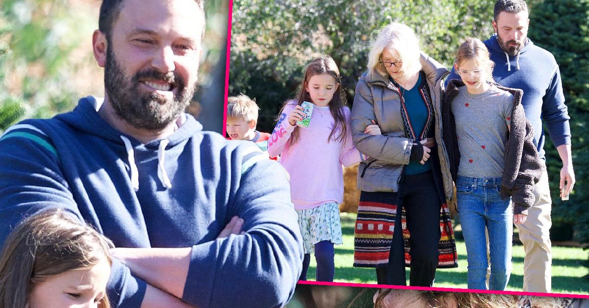 Family Guy! Ben Affleck Takes His Kids Christmas Tree Shopping – See ...