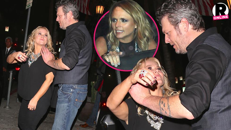 Trouble In Paradise Miranda Lambert And Blake Shelton Caught In Heated