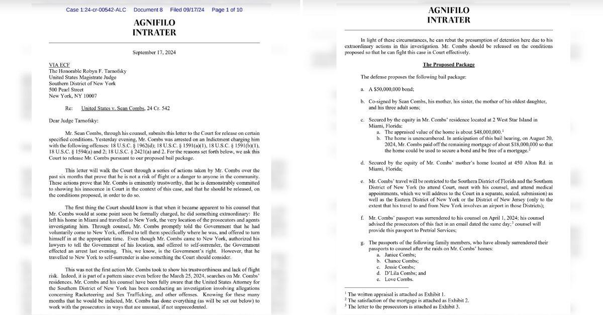 Read the Letter Diddy Wrote to Judge in Last-Ditch Bid to Be Freed From ...