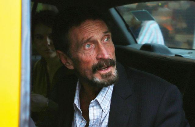 John McAfee Belize Life Over For NYC Glam At Philippe