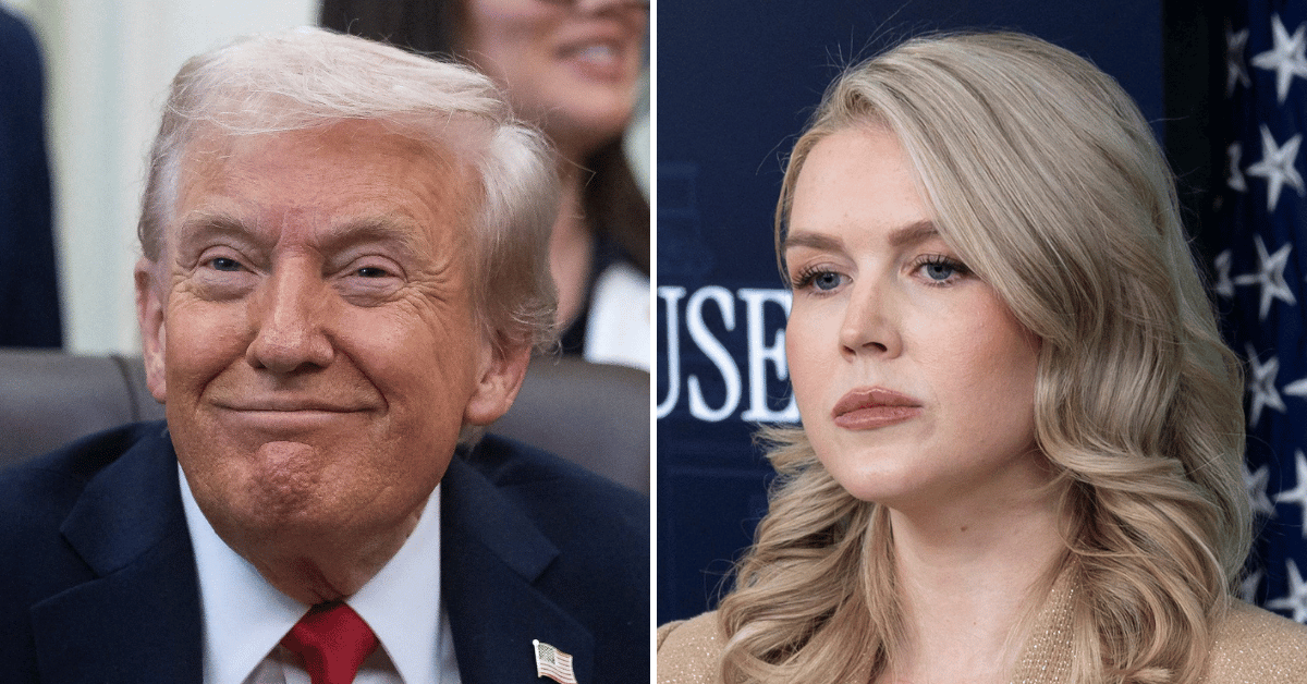 Trump Reposts 'Creepy' Karoline Leavitt Parody Account