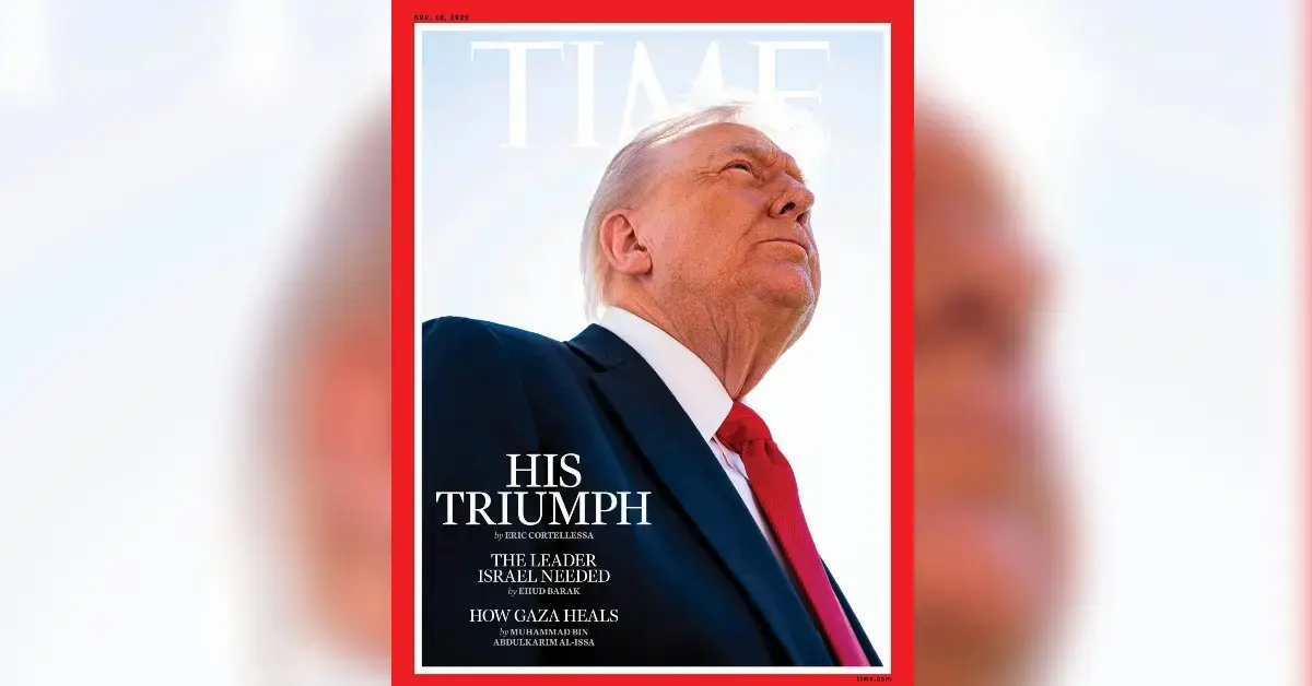 Trump Mocked Over 'Trying to Hide His Turkey Neck' in New TIME Cover
