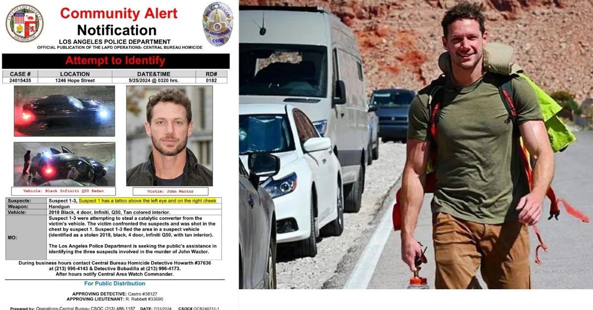 Police Release Surveillance Photos of Suspected Johnny Wactor Killers