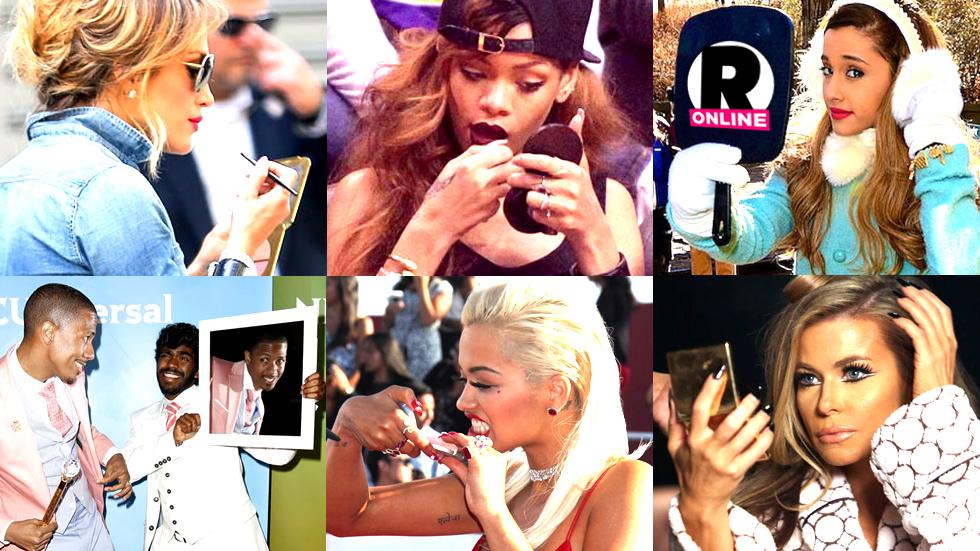 Mirror, Mirror ... 8 Celebrities Who Really Love Their Own Reflections