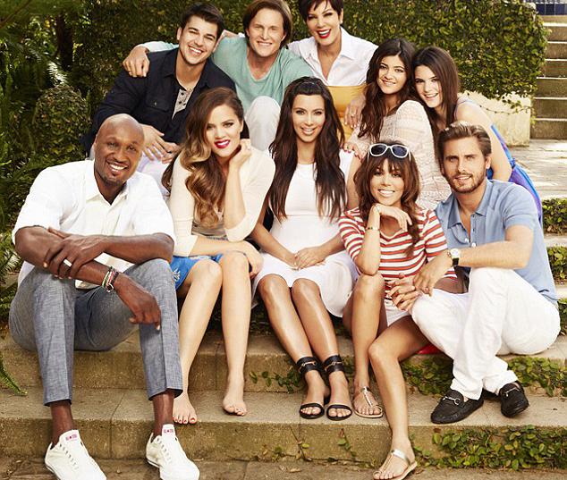The Kardashian Family Poses For Official Portraits
