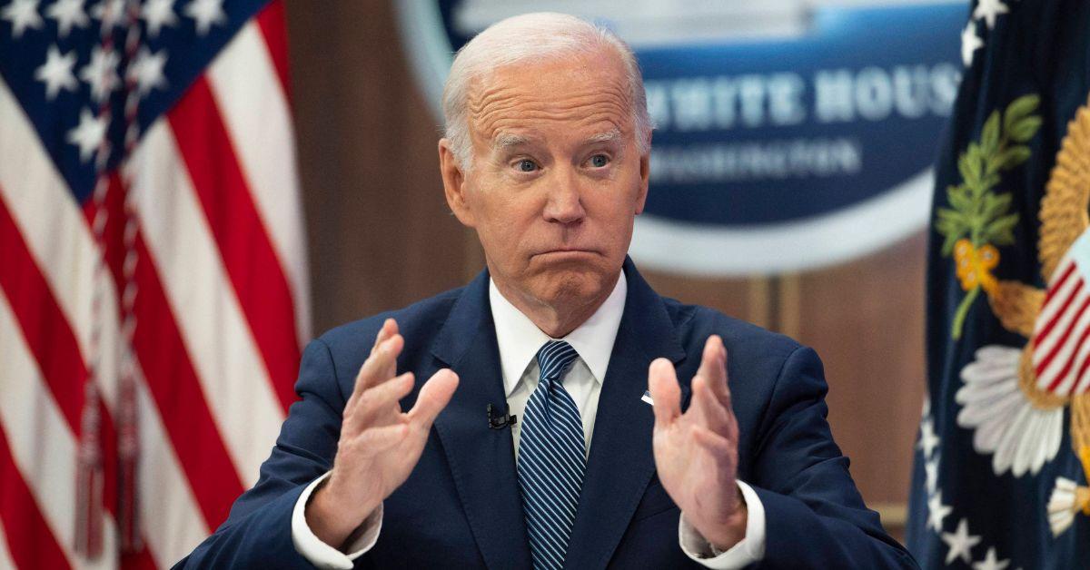 Joe Biden Mocked After Spelling Out 'Dot' In Teleprompter Blunder Joe Biden Mocked After Spelling Out 'Dot' In Teleprompter Blunder
